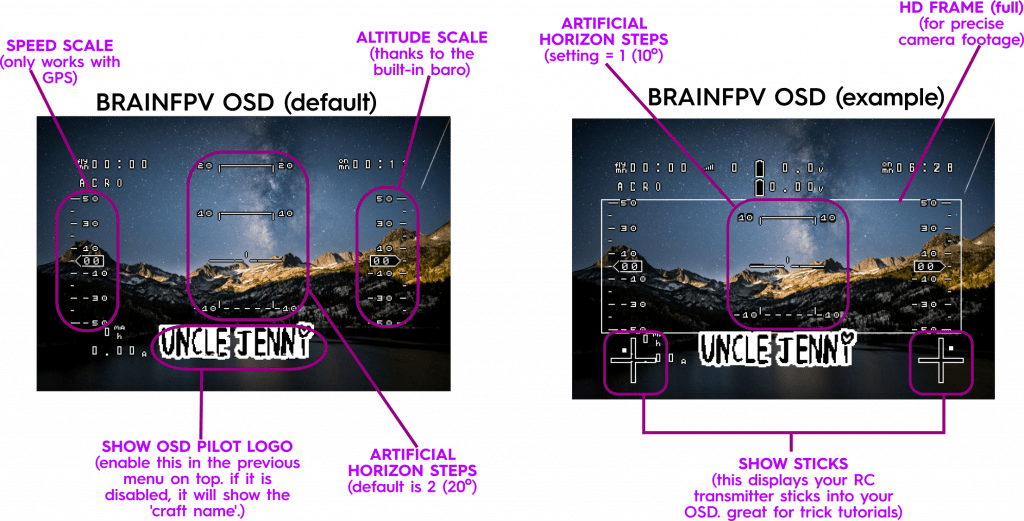 How to pimp your OSD with the BrainFPV gOSD - brainfpv